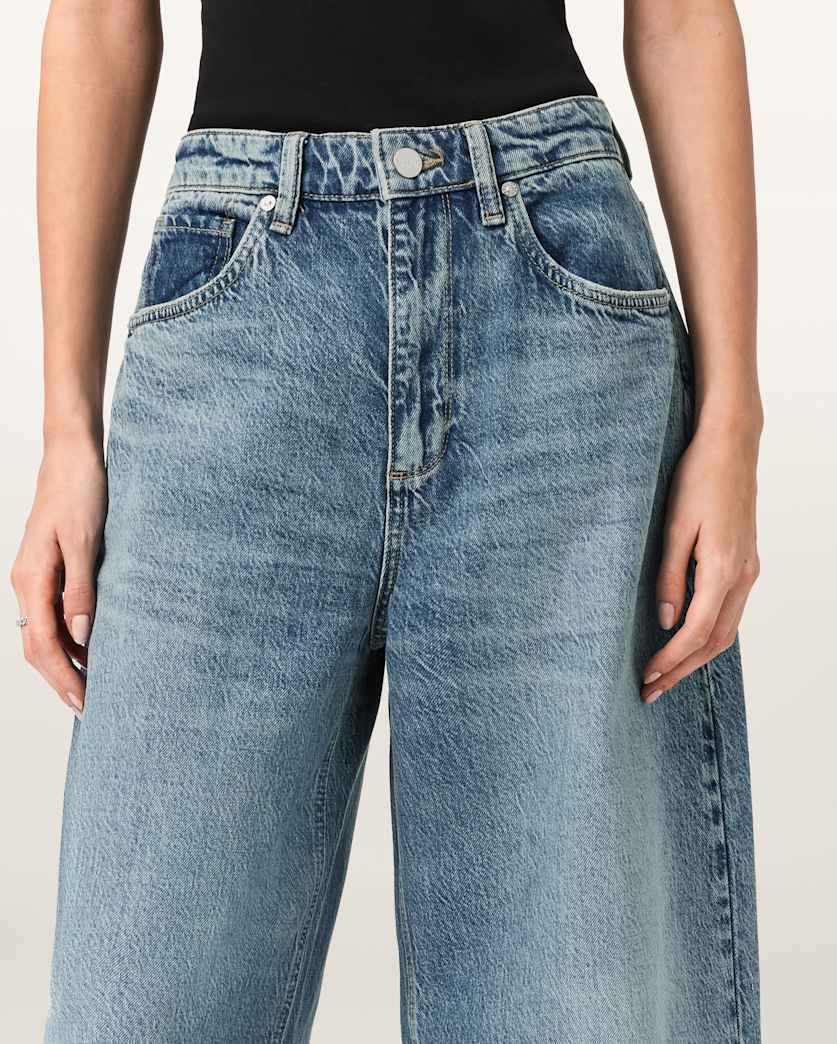 Payton Barrel Leg Jeans Vintage Indigo | ALLSAINTS US